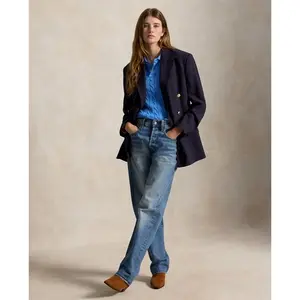 Ralph Lauren Double-breasted Wool-blend Blazer