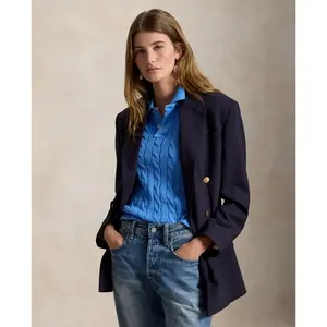 Ralph Lauren Double-breasted Wool-blend Blazer