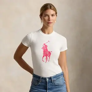 Ralph Lauren Cotton Crewneck Tee - White