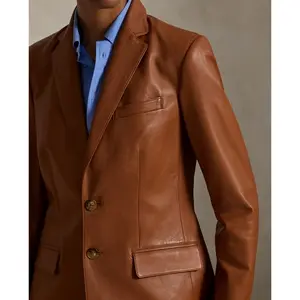 Ralph Lauren Leather Blazer