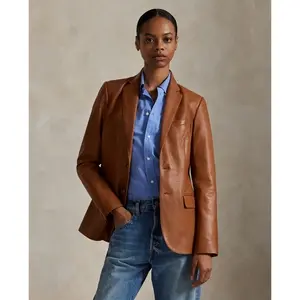 Ralph Lauren Leather Blazer