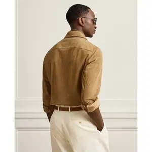 Ralph Lauren Suede Overshirt - Tan