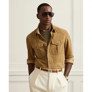 Ralph Lauren Suede Overshirt - Tan