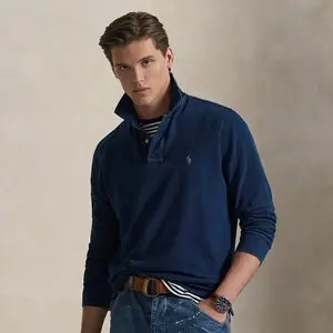Men's Waffle-Knit Henley Shirts