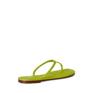 Ralph Lauren Polo Play Leather Thong Sandal - Limeade