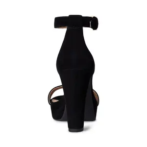 Ralph Lauren Sylvia Suede Platform Sandal