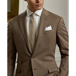 Ralph Lauren Kent Handmade Wool Gabardine Suit - Morrel/mocha