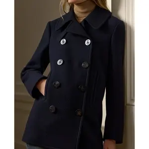 Ralph Lauren Logan Double-faced Wool-cashmere Pea Coat