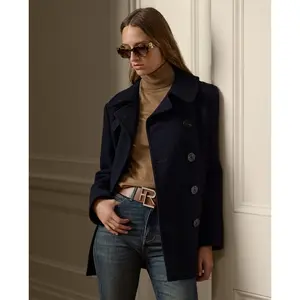 Ralph Lauren Logan Double-faced Wool-cashmere Pea Coat