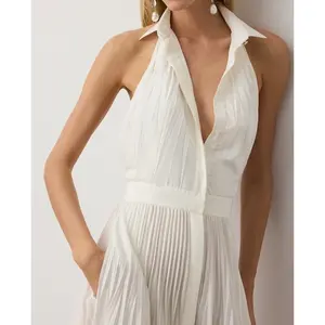 Ralph Lauren Eldred Pleated Day Dress