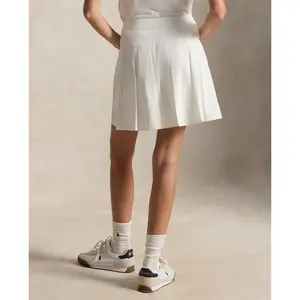 Ralph Lauren 17" Performance Pleated Skort - Ceramic White