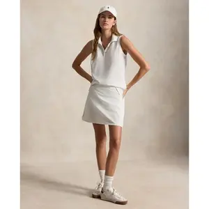Ralph Lauren 17" Performance Pleated Skort - Ceramic White