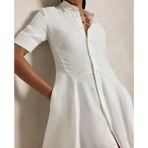 Ralph Lauren Linen A-line Shirtdress