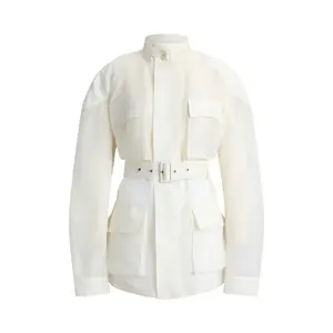 Ralph Lauren Zaria Silk Gazar Field Jacket