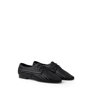 Ralph Lauren Christie Woven Leather Oxford