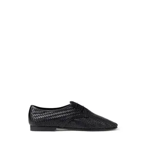 Ralph Lauren Christie Woven Leather Oxford