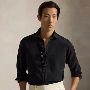 Ralph Lauren Classic Fit Linen Shirt - Polo Black