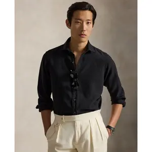 Ralph Lauren Classic Fit Linen Shirt - Polo Black