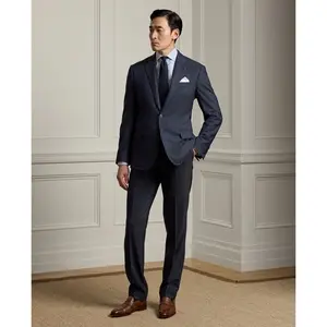 Ralph Lauren Kent Hand-tailored Glen Plaid Wool Suit