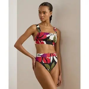 Ralph Lauren Floral Square-neck Bikini Top
