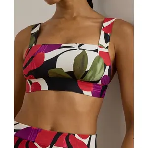Ralph Lauren Floral Square-neck Bikini Top