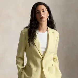 Ralph Lauren Single-breasted Linen Blazer