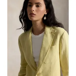 Ralph Lauren Single-breasted Linen Blazer