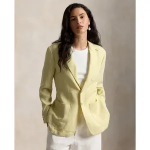 Ralph Lauren Single-breasted Linen Blazer