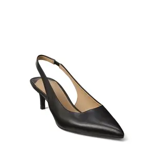 Ralph Lauren Lolah Ii Leather Slingback Pump - Black