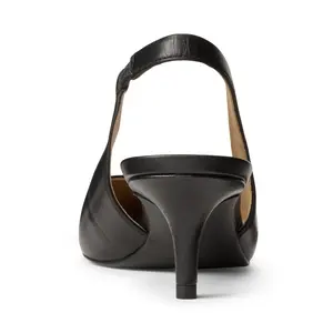Ralph Lauren Lolah Ii Leather Slingback Pump - Black