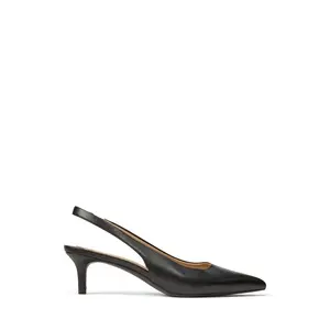 Ralph Lauren Lolah Ii Leather Slingback Pump - Black
