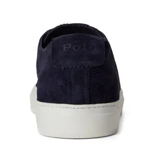 Ralph Lauren Jermain Deconstructed Calf-suede Sneaker - Hunter Navy