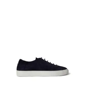 Ralph Lauren Jermain Deconstructed Calf-suede Sneaker - Hunter Navy