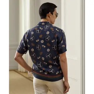 Ralph Lauren Printed Silk Camp Shirt