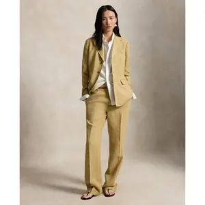 Ralph Lauren Single-breasted Dèlavè Linen Blazer