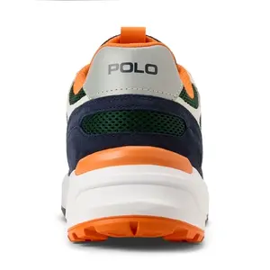 Ralph Lauren Jogger Suede And Mesh Sneakers