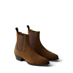 Ralph Lauren Calf-suede Chelsea Western Boots