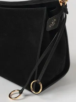 Alaïa Le Click Nubuck Shoulder Bag - Black