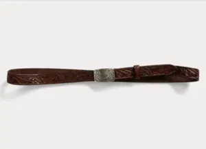 Ralph Lauren Hand-tooled Leather Belt