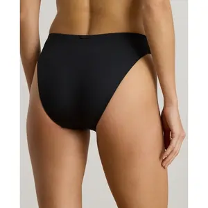 Ralph Lauren Curved Mid-rise Bikini Bottom - Black