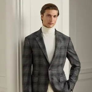 Ralph Lauren Kent Handmade Plaid Sport Coat
