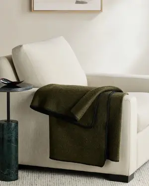 Quince Wool Whipstitch Throw
