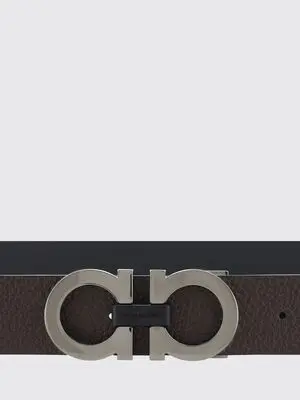 FERRAGAMO Gancini Buckle Belt - Black