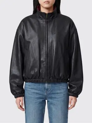 Balenciaga Lambskin Bomber Jacket - Black
