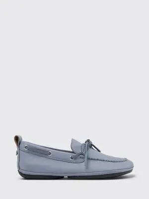 Camper Right Nina Leather Boat Loafers - Blue