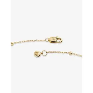 Monica Vinader Beaded Chain Bracelet - Gold