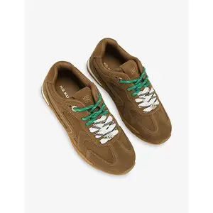Kurt Geiger Lather Suede Trainers - Camel