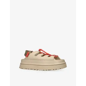 UGG Goldenglow Toggle Coated-leather Sandals - Beige