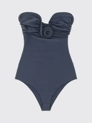 Magda Butrym Jersey One-piece Swimsuit With Flower