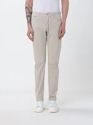 BROOKSFIELD Tailored Cotton Trousers - Beige